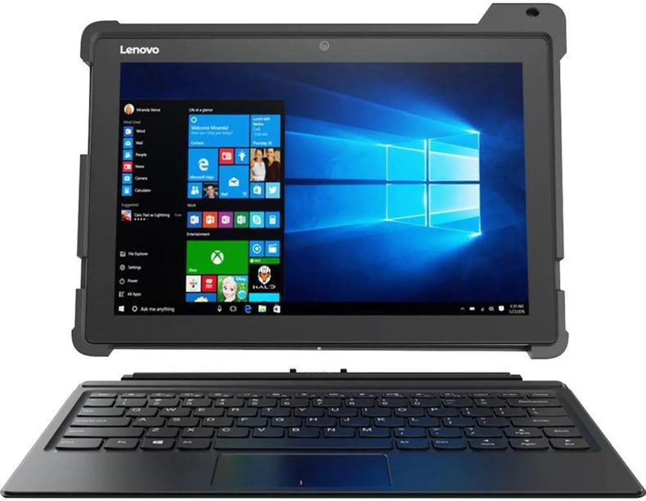 Gumdrop DropTech Lenovo Miix 510 Case - Tablet, Stylus - Black ...