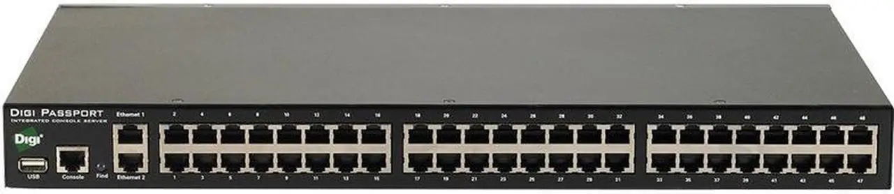 Digi 70002286 Passport 48 Integrated Modem Console Server - Newegg.com