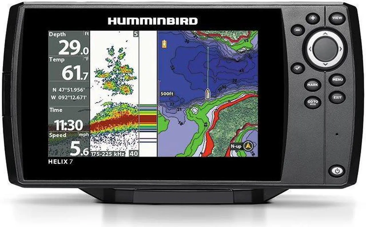Humminbird Helix 7 Chirp GPS G2N; Basemap; Card Format = Micro SD ...