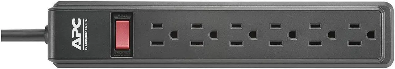 APC 6-Outlet Power Strip, 2-Pack (PZ62BDP) - Newegg.com