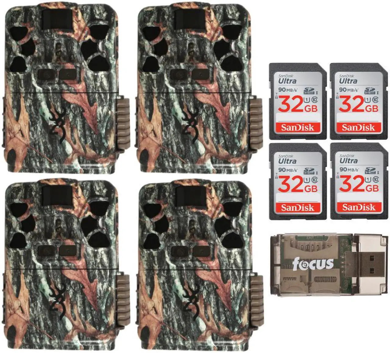 Browning Trail Cameras 24MP Recon Force Patriot Trail Camera (4-Pack ...