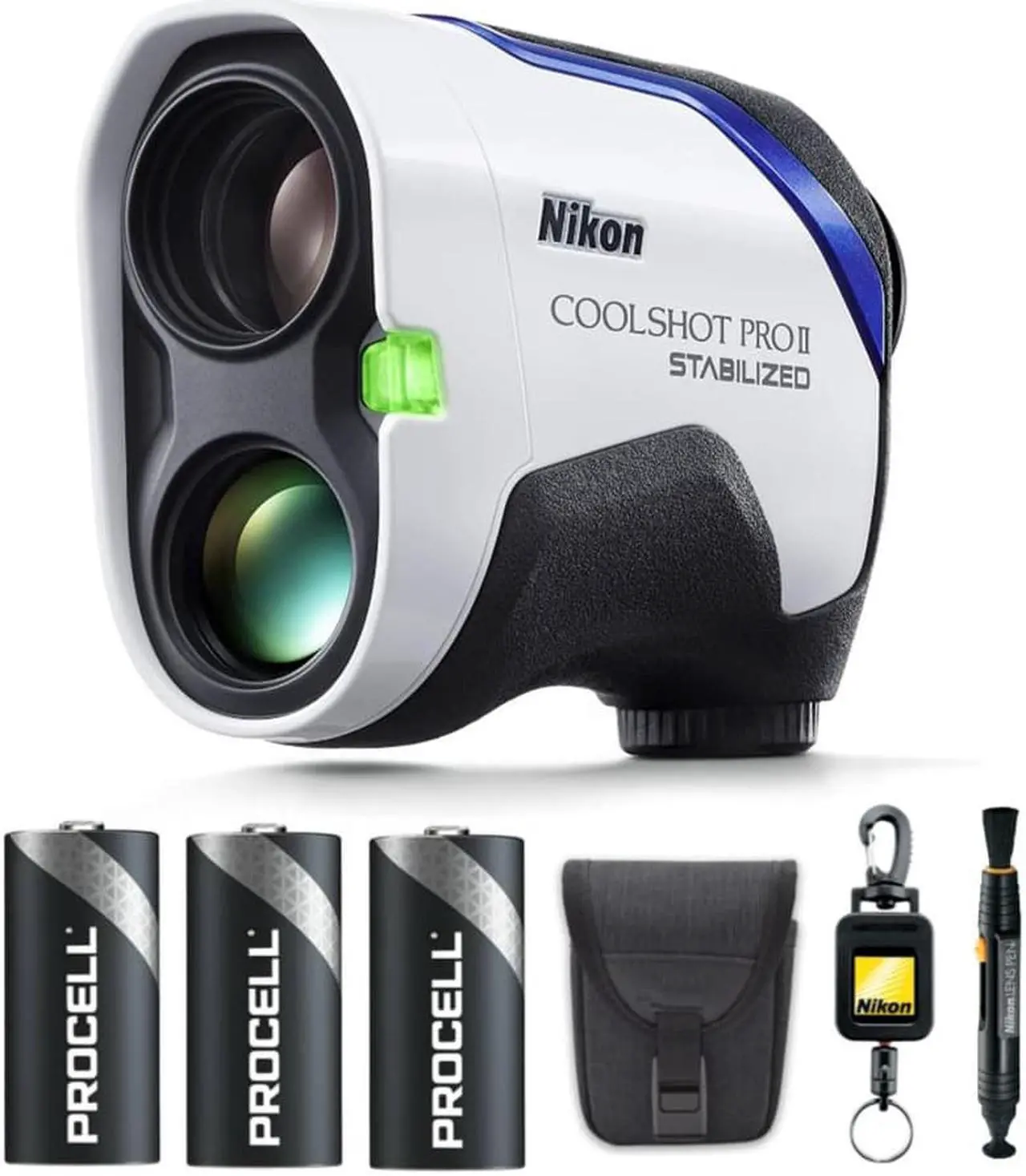 Nikon 6 x 21 CoolShot Laser Rangefinder, Nikon Lens Pen, Tether ...