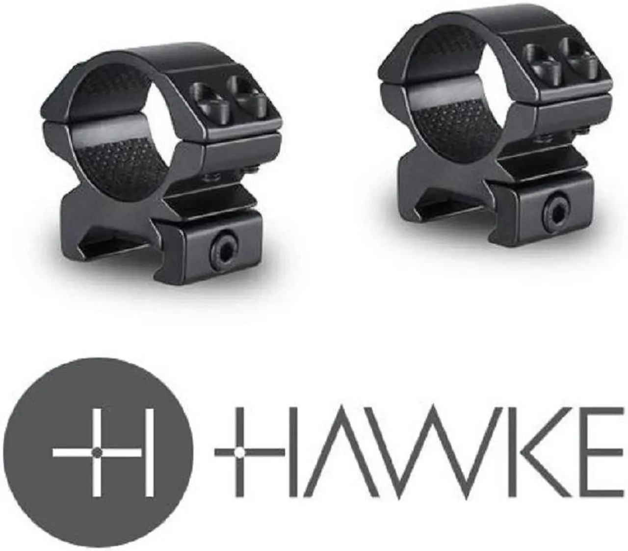 Hawke Sport Optics Match Mount 1-inch Riflescope Rings for Weaver Rail ...