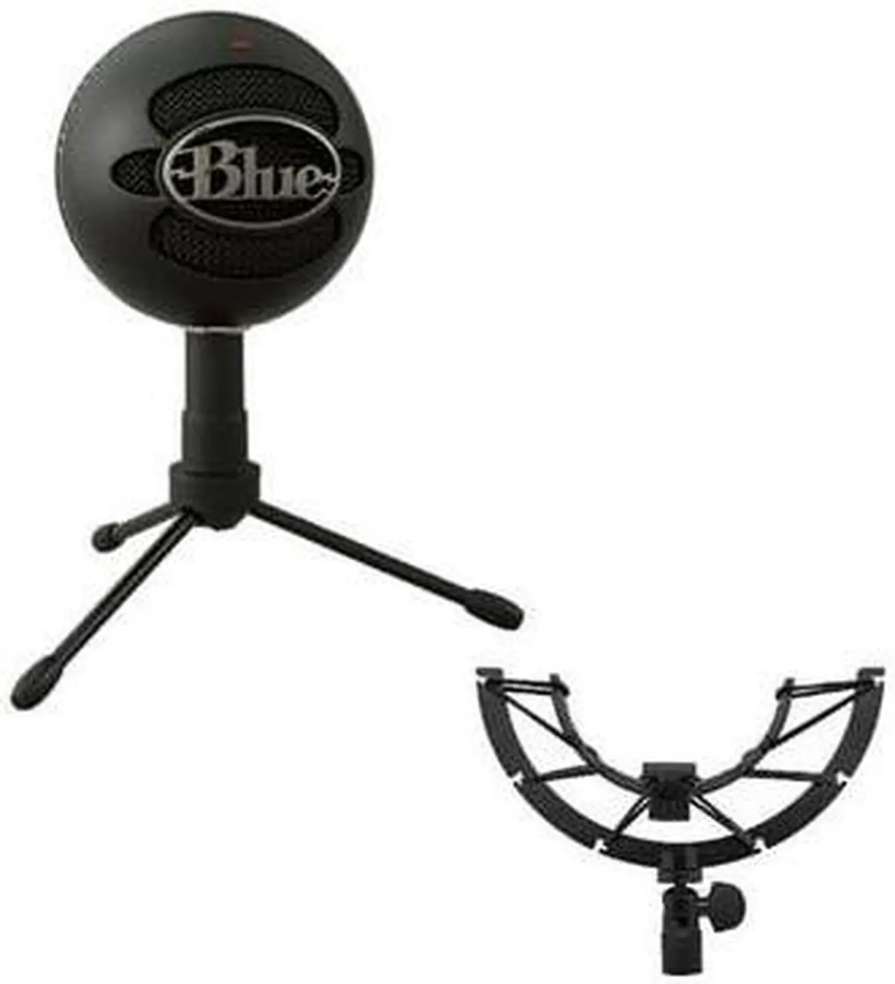 Blue Snowball iCE Mic (Black) with Knox Gear Shock Mount - Newegg.com