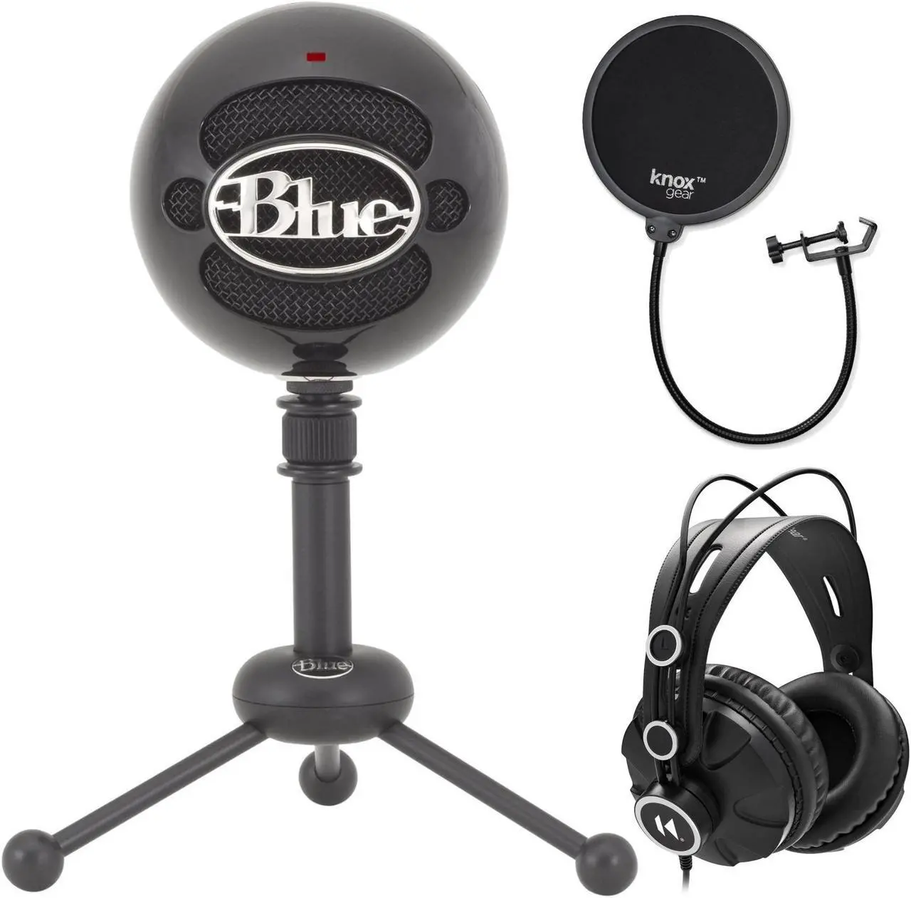 Blue Microphones Snowball Plug & Play USB Microphone (Black) and ...