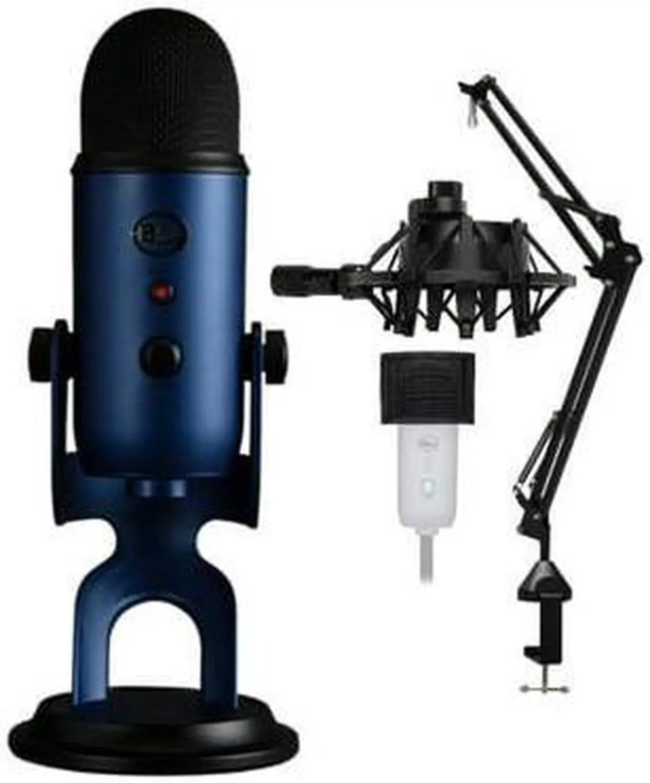 Blue Microphones Yeti (Blackout) Multi-Pattern USB Mic with Accessory ...