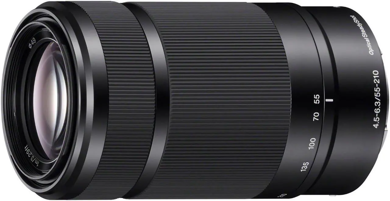 SONY SEL55210/B E 55-210mm F/4.5-6.3 OSS LENS, Ø49 - Newegg.com