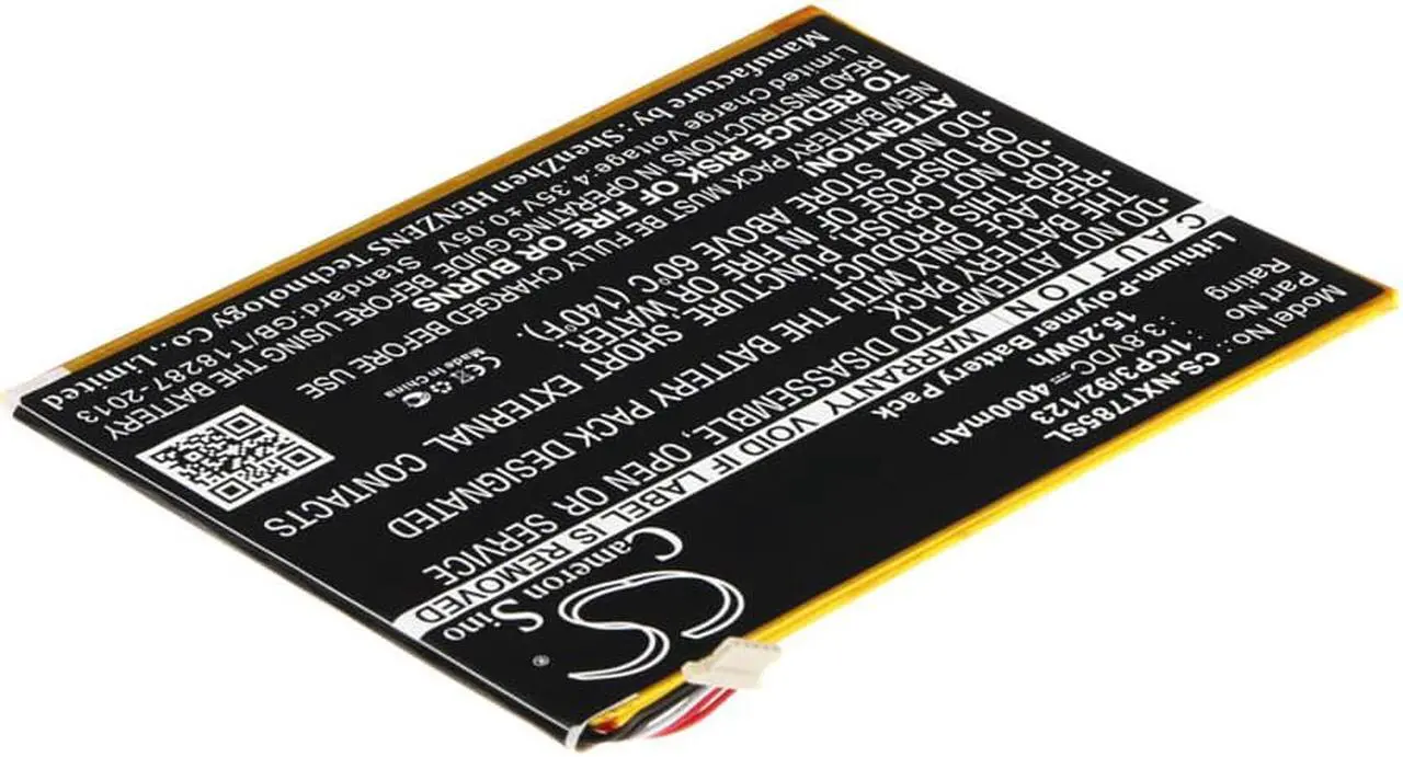 Battery for Nextbook NX785QC16G NX785QC8G 1ICP3/92/123 Tablet CS ...