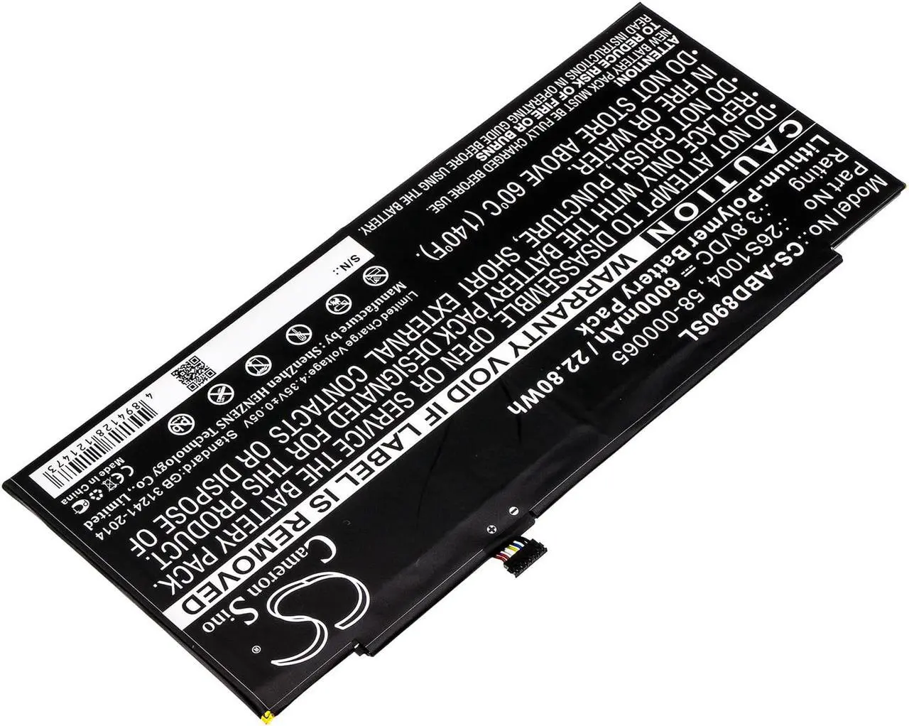 Battery for Amazon Kindle Fire HDX 8.9 3rd 26S1004 58-000059 58-000065 ...