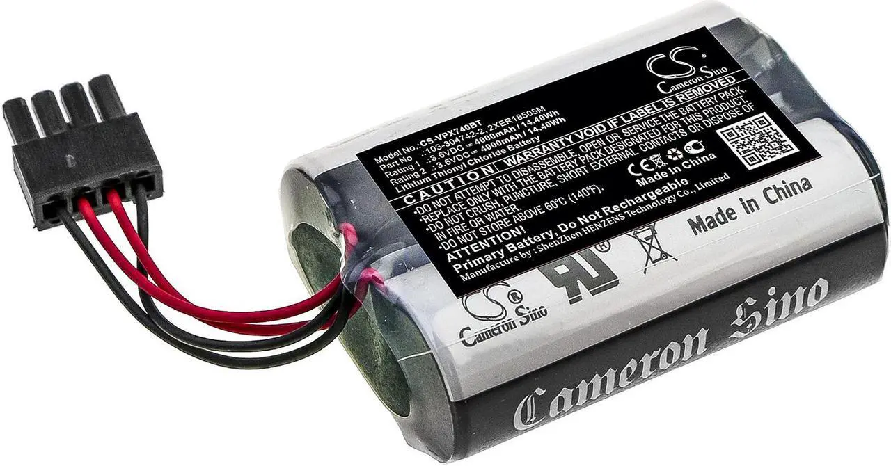 Battery for Visonic MCS-740 SR-740 PG2 103-304742-2 2XER18505M CS ...