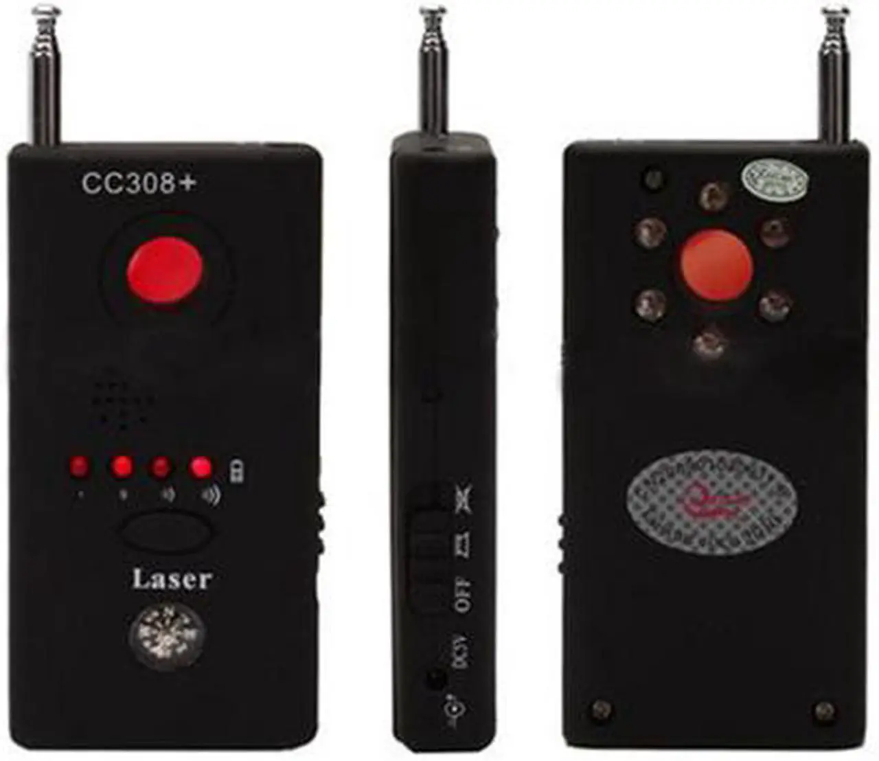 CC308 Anti-Spy Signal Bug RF Detector Hidden Camera Wireless Laser Lens ...