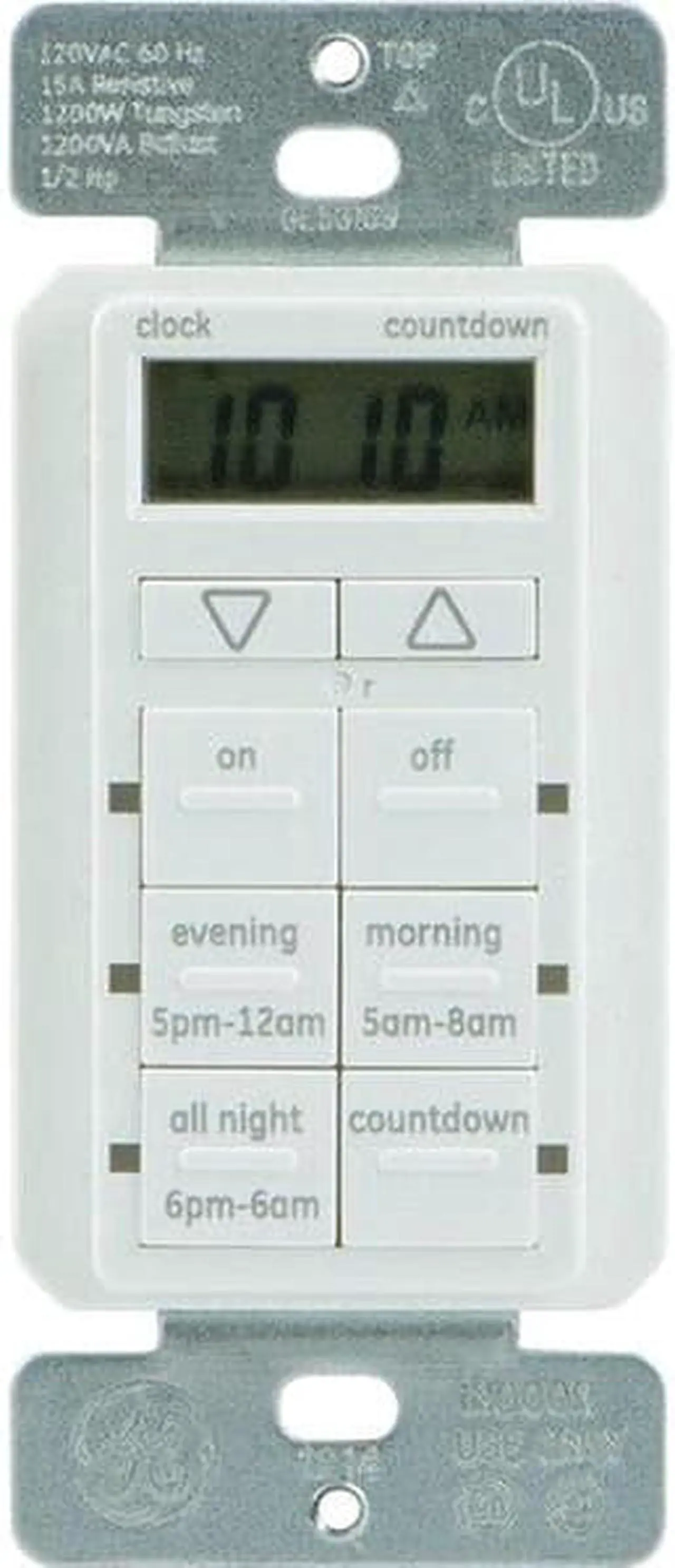 My TouchSmart(TM) 25055 TouchSmart(TM) In-Wall Digital Timer with 6 Pushbuttons - Newegg.com