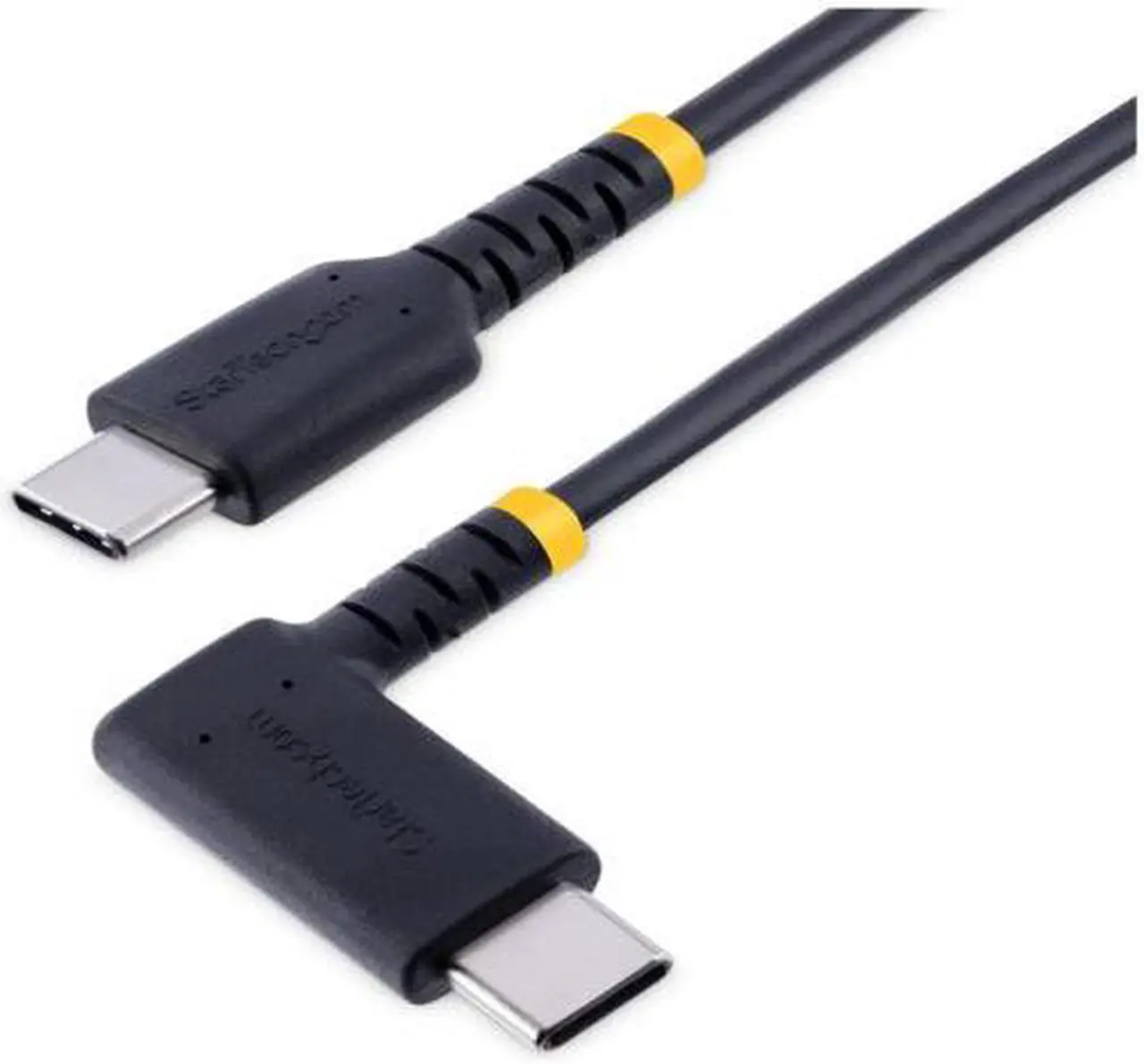 StarTech.com 6in (15cm) USB C Charging Cable Right Angle - 60W PD 3A ...