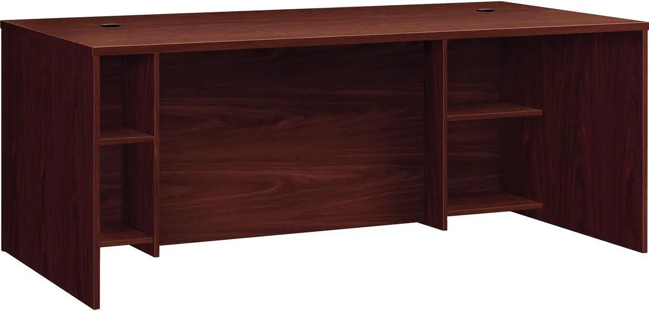 HON Desk Shell w/Breakfront 72"x36"x29" Mahogany LM7236BFN - Newegg.com