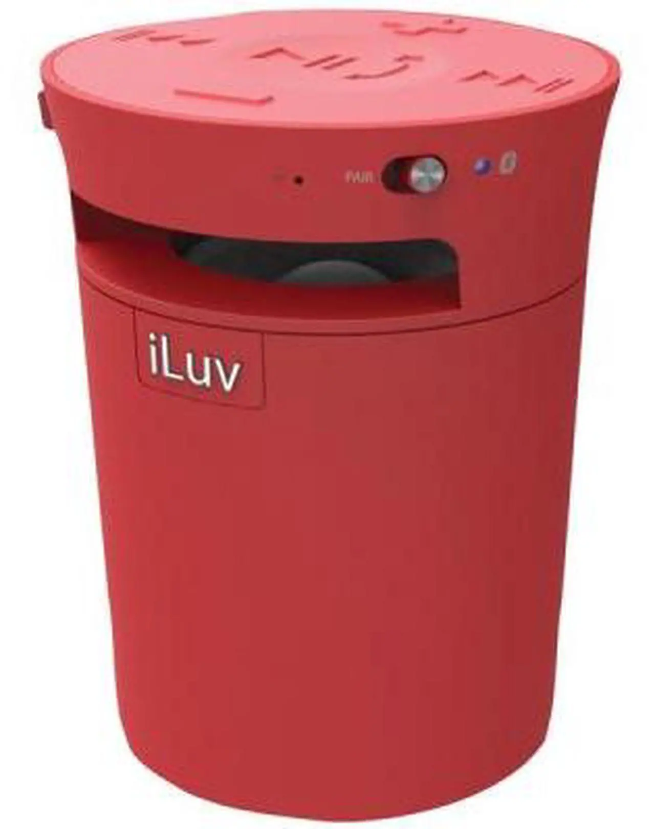 ILUV ISP165RED MobiCup Splash-Resistant Bluetooth(R) Speaker & Speakerphone (Red) - Newegg.com