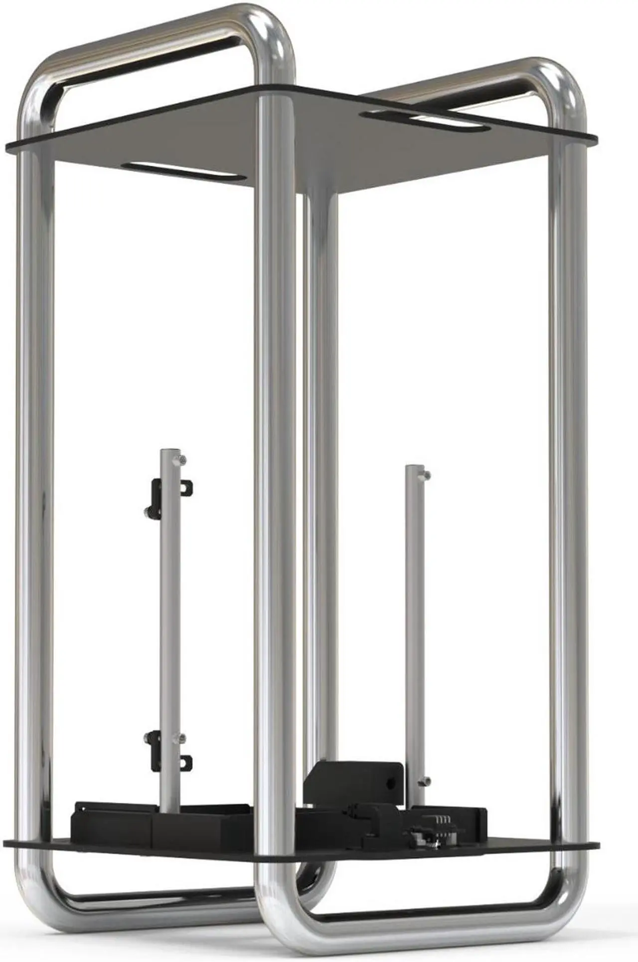 Streacom STDA6C DA6 Open PC ITX Case - Chrome - Newegg.com