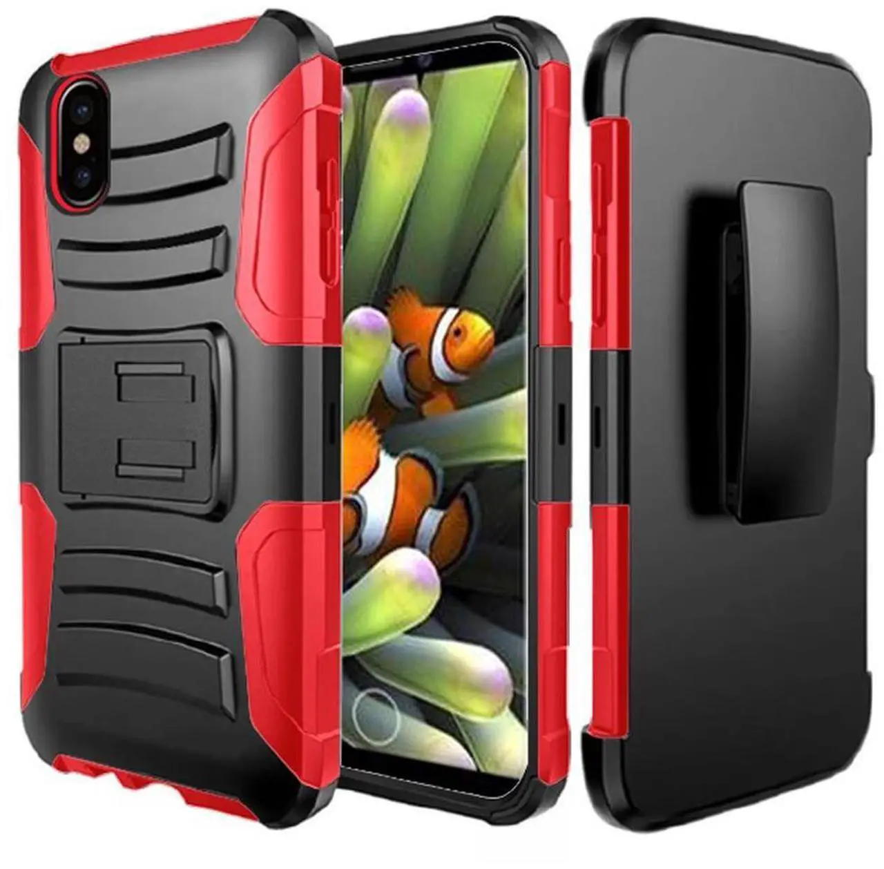iPhone X Holster Case, Combo Shell & Holster Case - Super Slim Shell ...