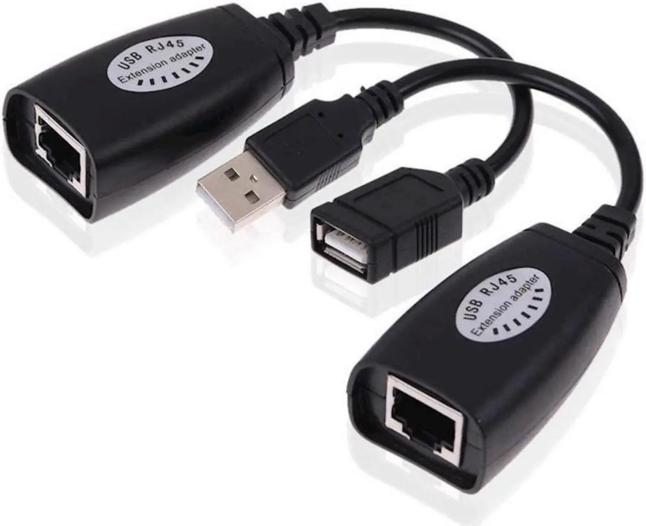 SABRENT USB-RJXT USB Extension cable over Cat5e RJ45 Extender adapter ...