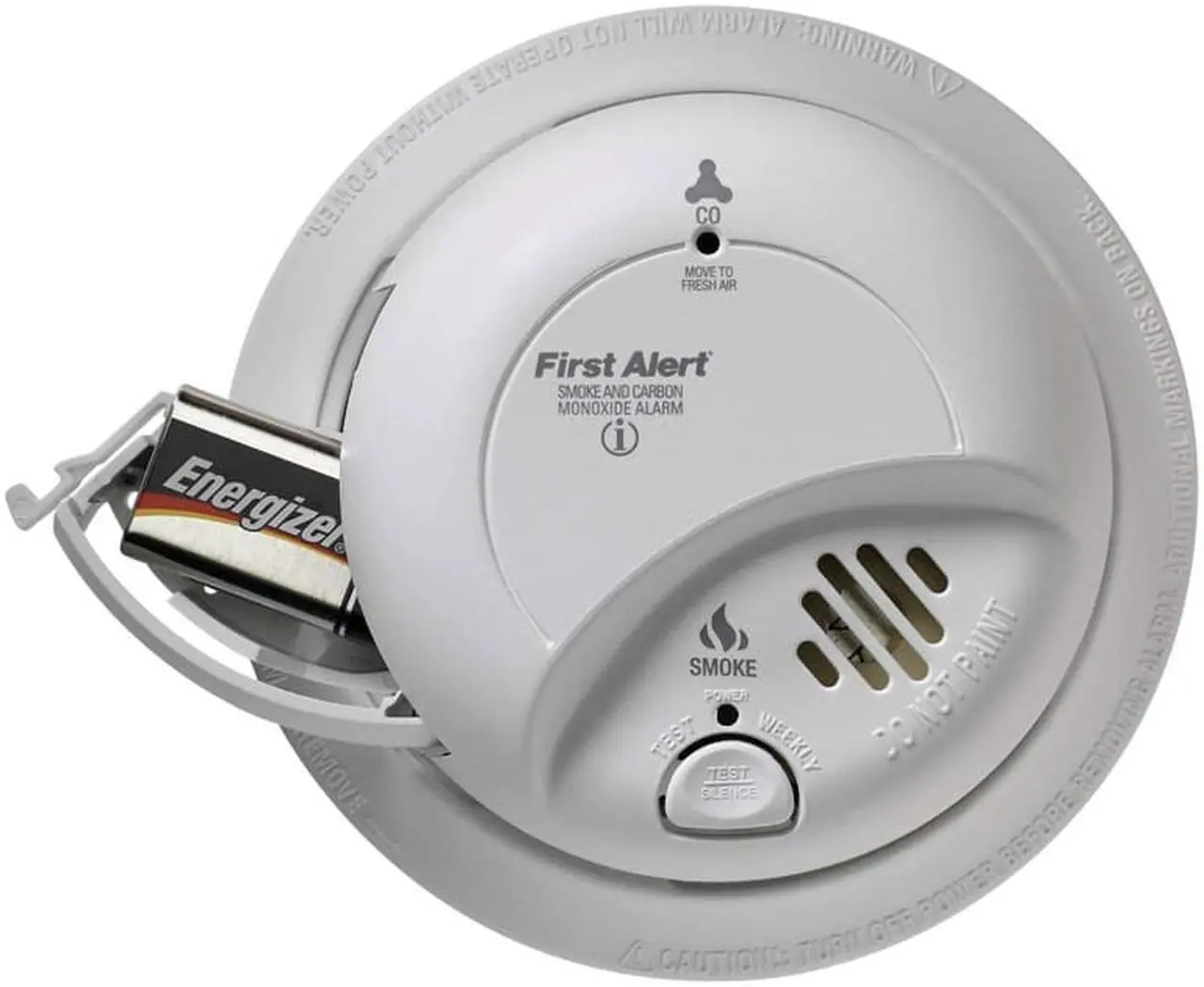 First Alert BRK SC9120B (5 pack) Smoke & Carbon Monoxide Detector w ...