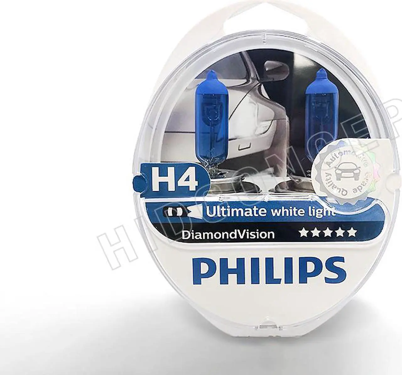 H4 (9003/HB2) - Philips Diamond Vision 12342DVS2 Bulbs (Pack of 2 ...