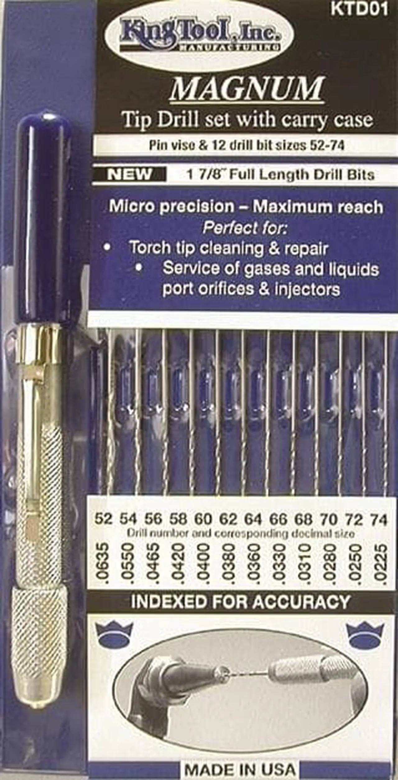 King Tool 422-KTD01 Ki Ktd01 Magnum Tip Drill Set - Newegg.com