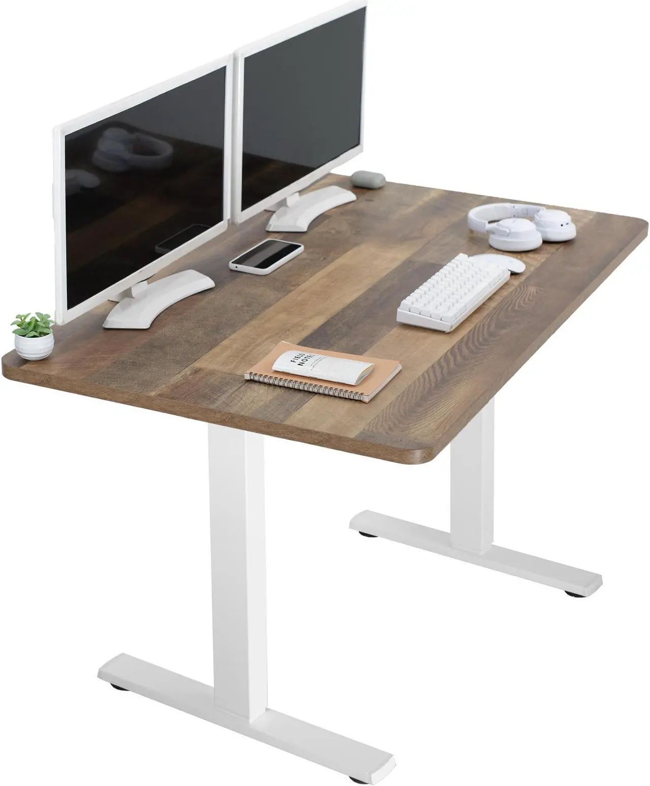 VIVO Electric 48" x 30" Stand Up Desk w/ Memory Controller, Reclaimed ...