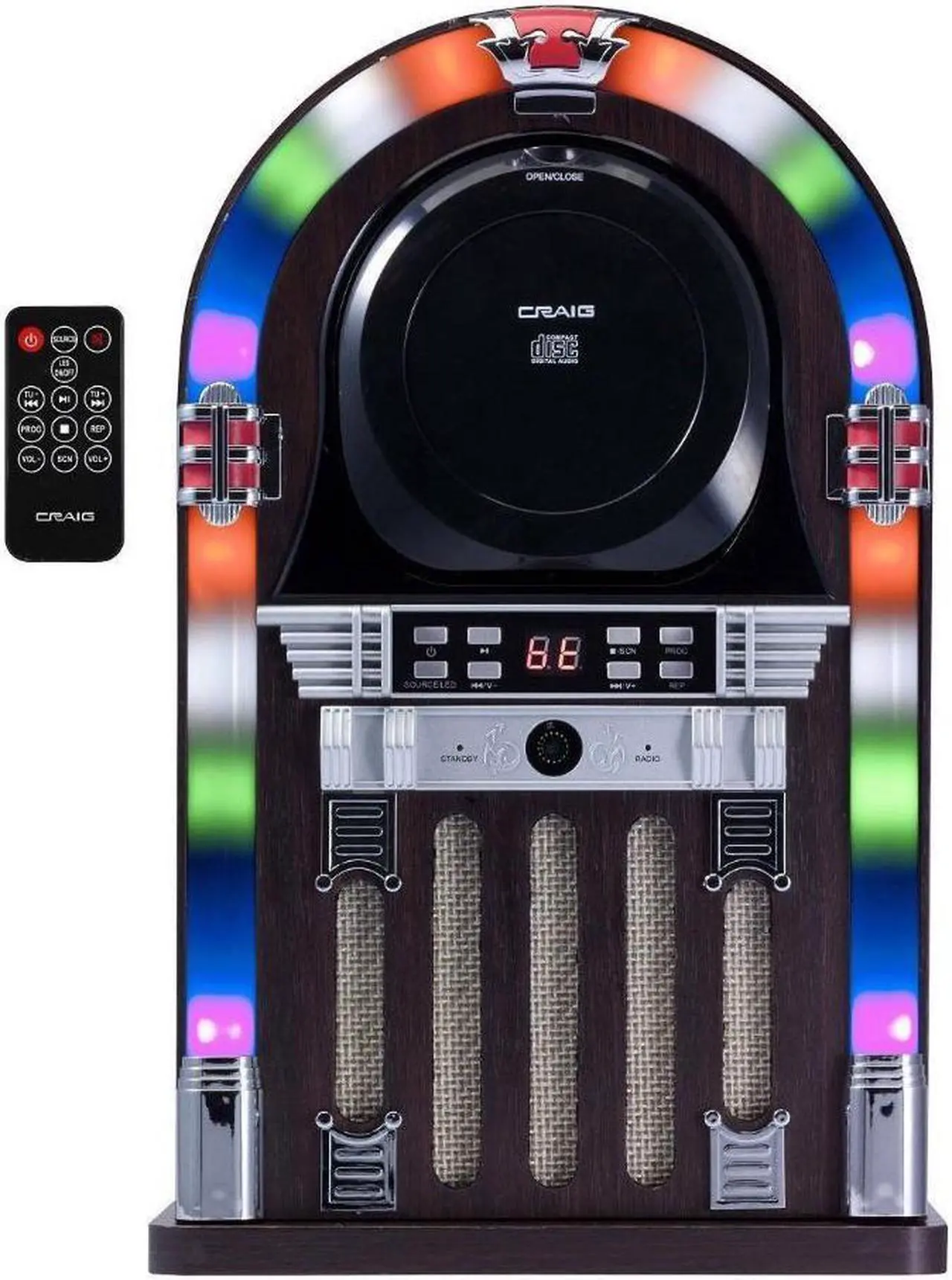 Craig CHT955 Jukebox Speaker System With Bluetooth - Newegg.com