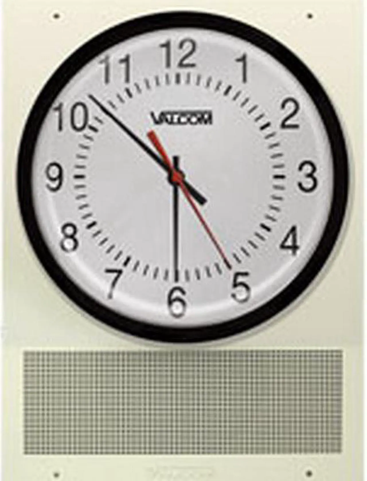 Valcom VIP-431A-A-IC IP Talkback Speaker w/Analog Clock, Part No#VIP ...