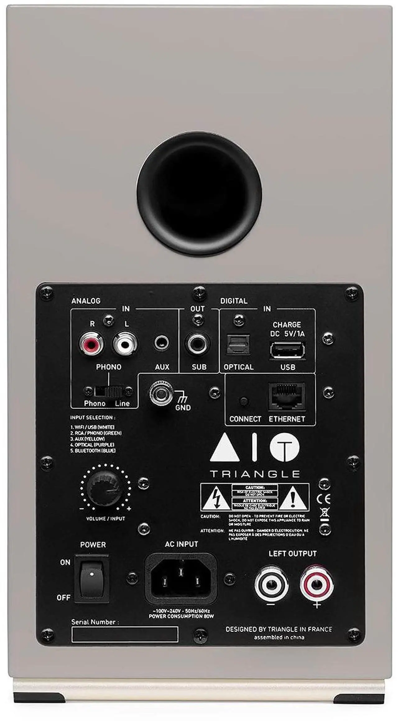 triangle - AIO Twin - Wi-Fi & Bluetooth Active Bookshelf Speakers with ...