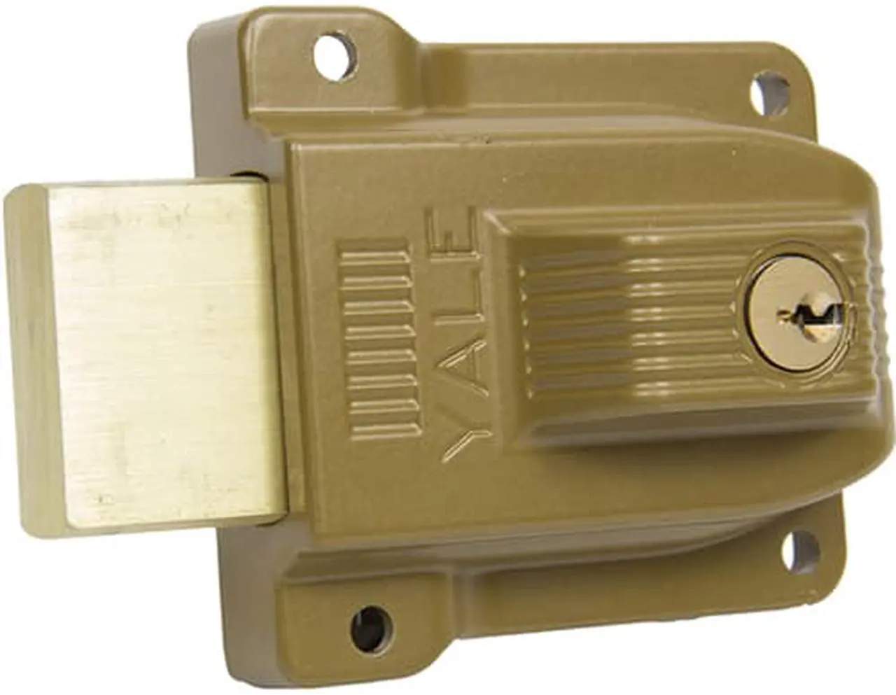 Yale Security, 112 1/4, Sprayed Bronze, Double Cylinder Heavy Duty Rim ...