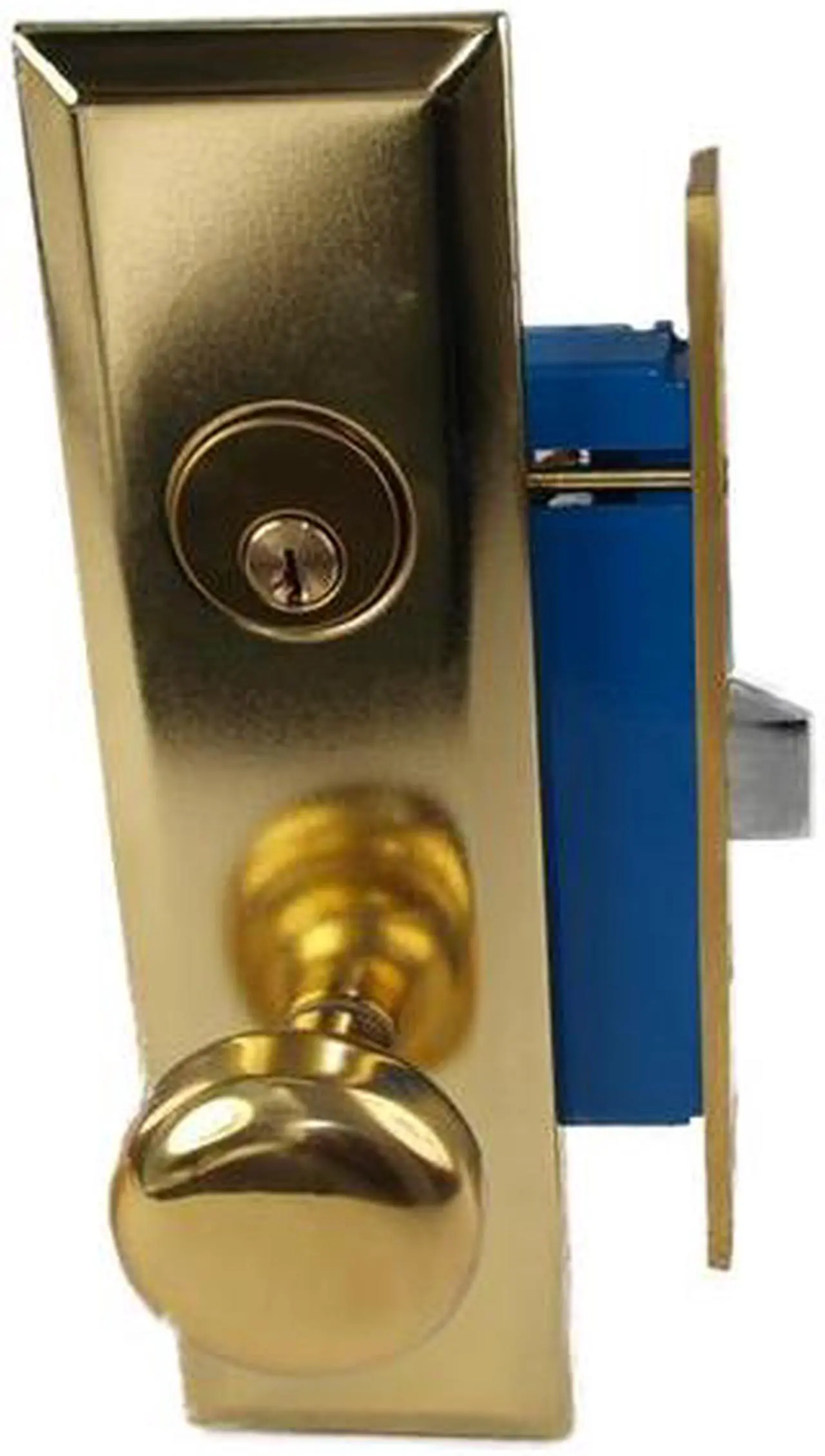 Maxtech (Like Marks 114A/3) 1033BL Polished Brass Left Hand Heavy Duty ...