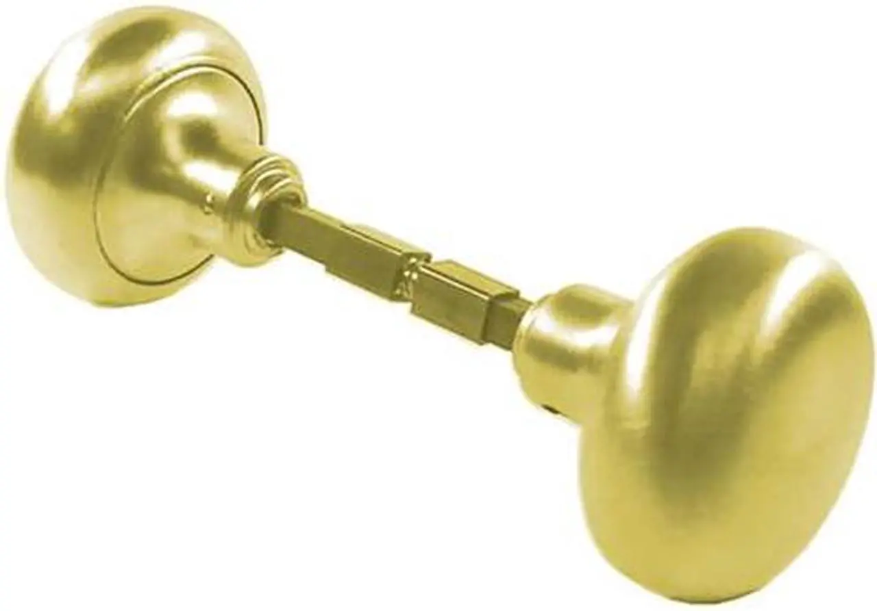 Progressive 2600LP Polished Brass US3 2-1/4" Solid Brass Door Knob Set ...