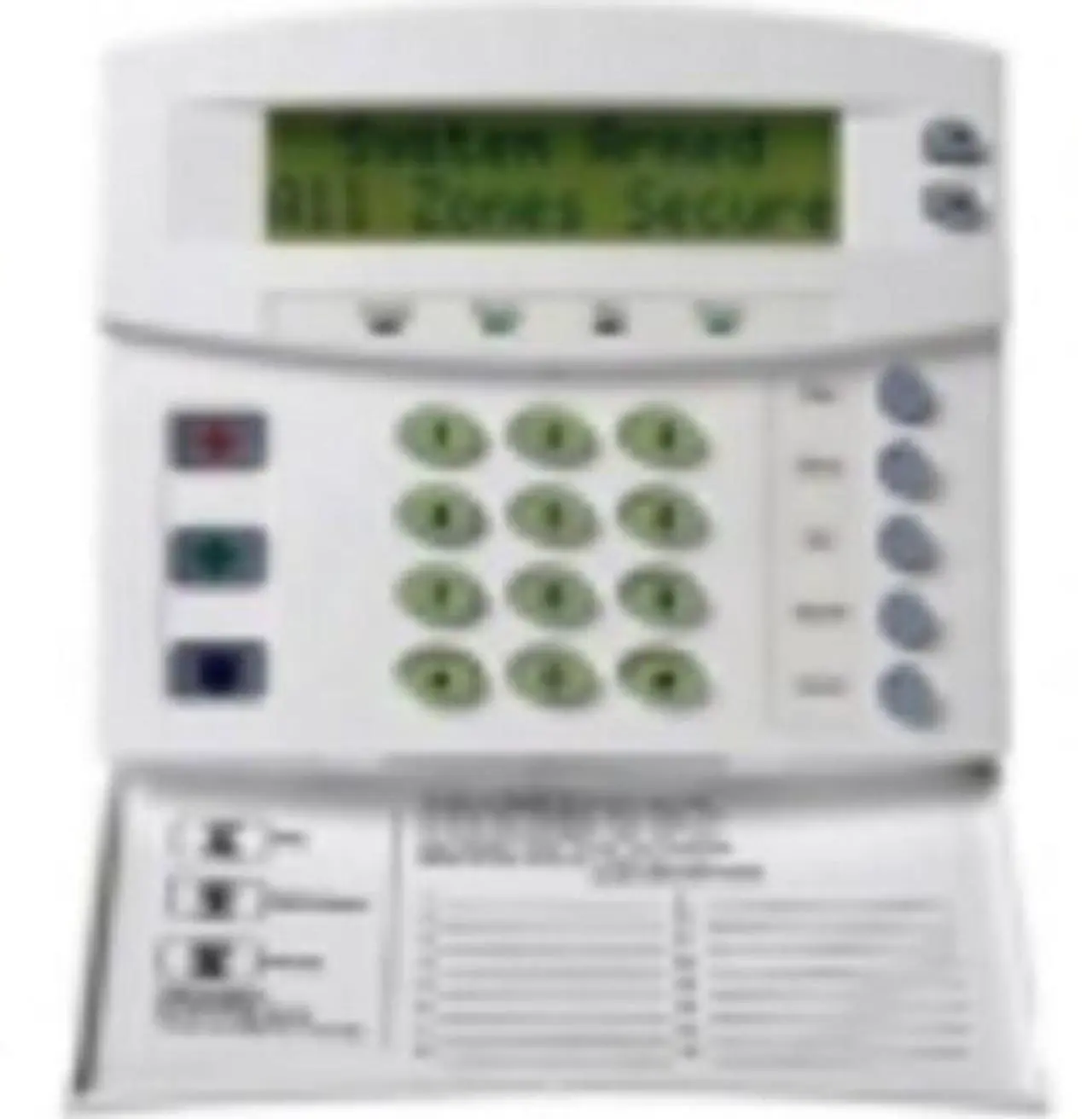 192-ZONE LCD KEYPAD W/SWINGDWN REMOVABLE DOOR,WHITE - Newegg.com