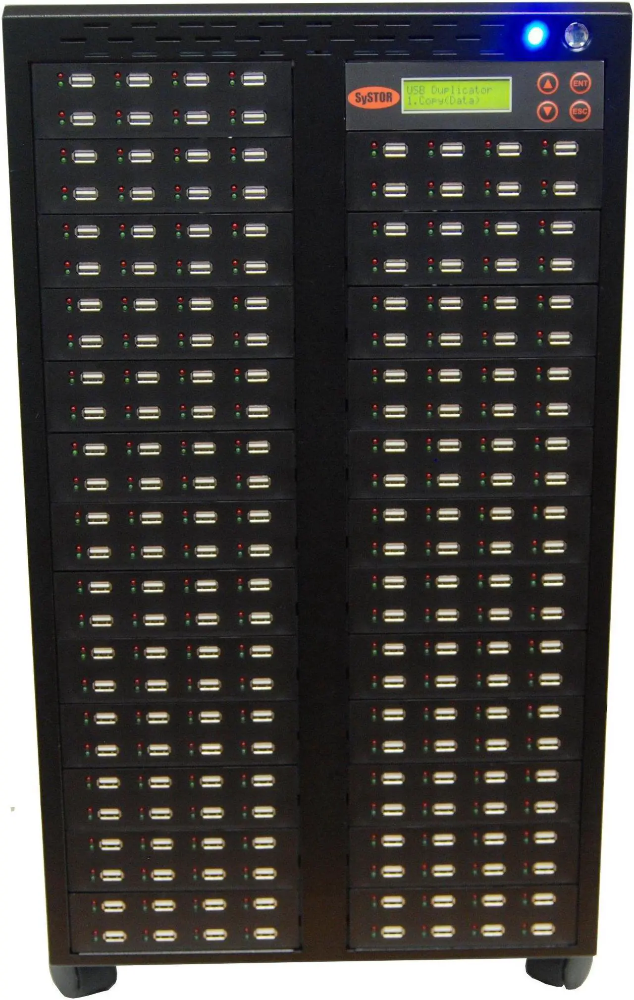 Systor 1 to 199 USB Duplicator & Sanitizer 2GB/Min - Standalone Multiple Flash Memory Copier ...