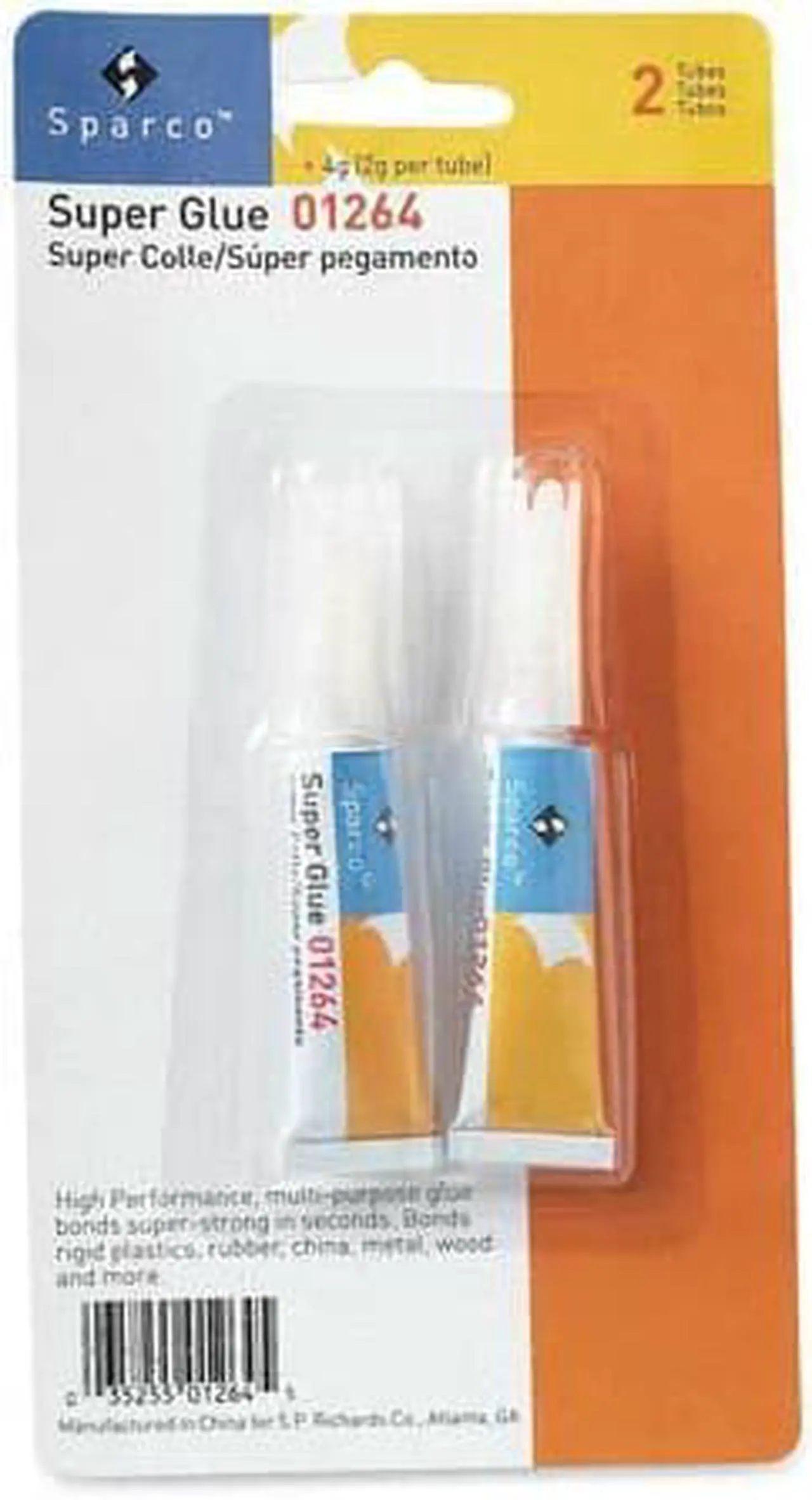 Sparco SPR01264 Super Glue Instant Bonding 0.07 oz Tube - Newegg.com
