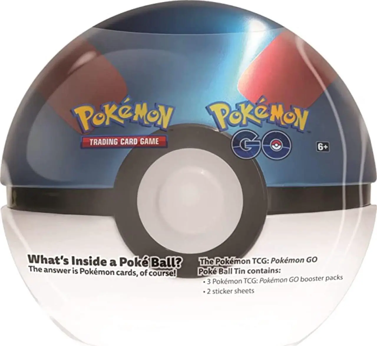 Pokemon TCG Go Poke Ball Tin - Blue Great Ball - Newegg.com