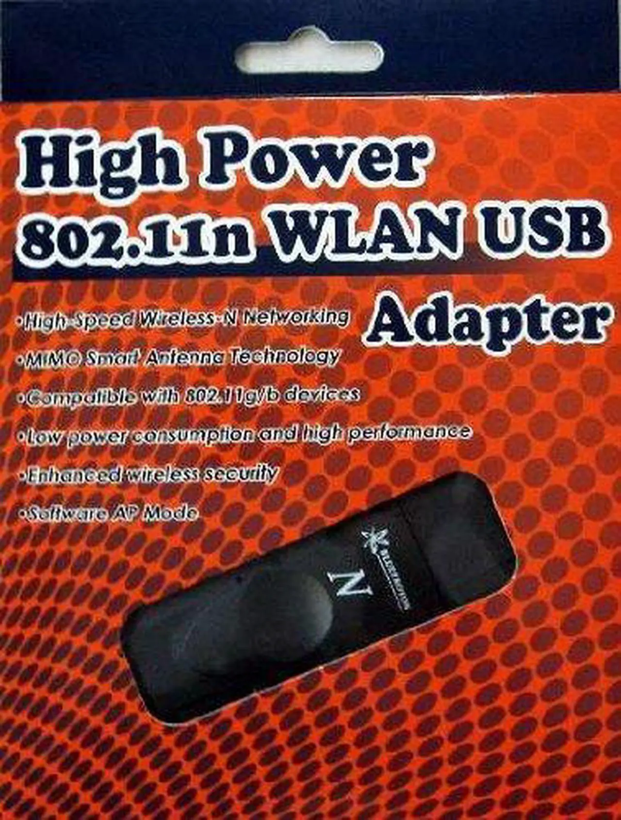 BlueProton High-Gain 23dBm WiFi N USB 2.0 802.11n Wireless Network ...