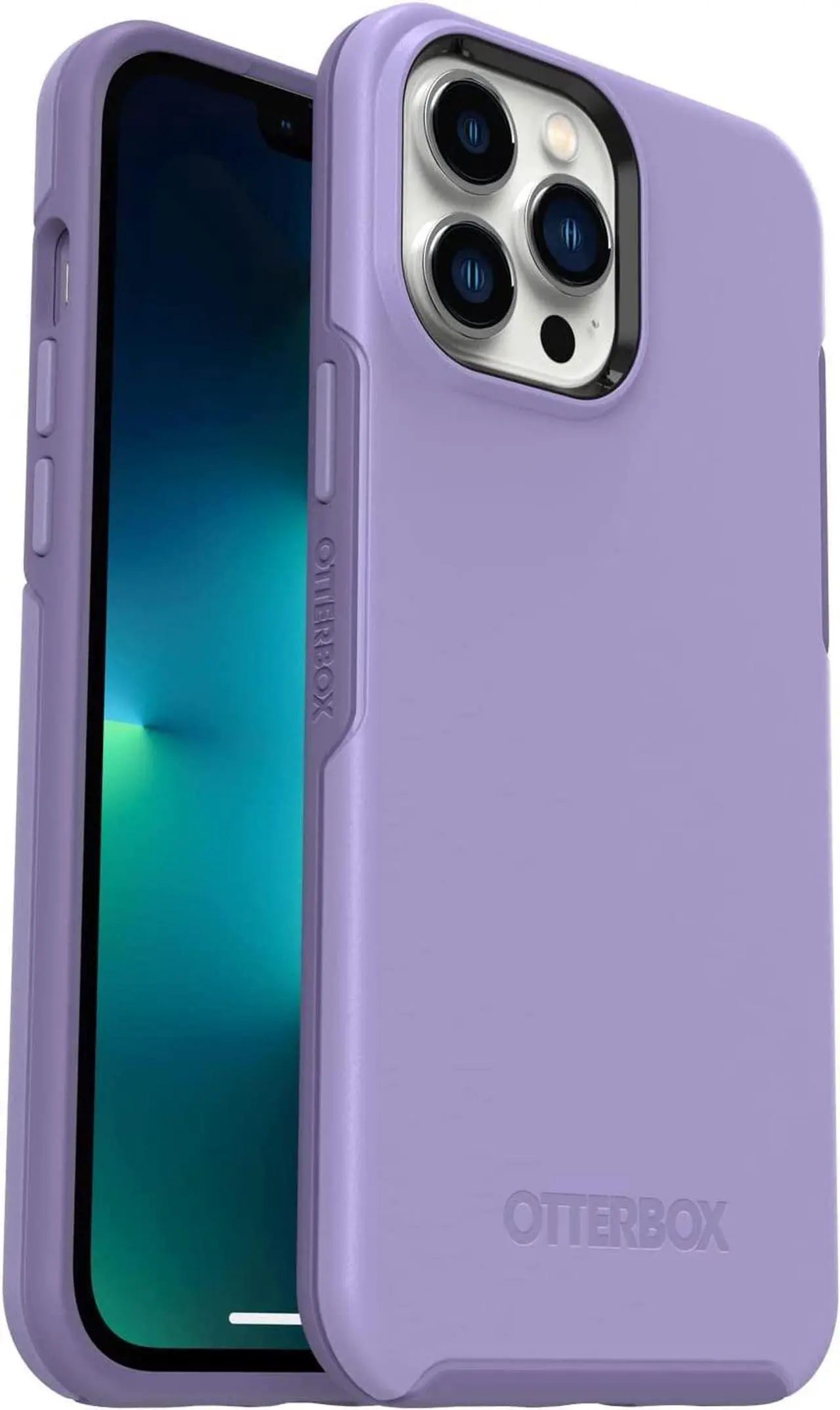 OtterBox Symmetry Series Antimicrobial Reset Purple iPhone 13 Pro Max and iPhone 12 Pro Max Case ...