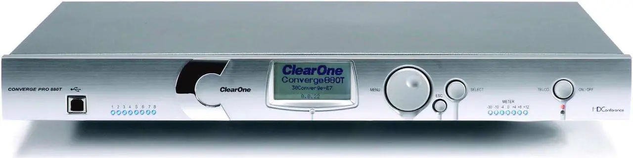 ClearOne - 910-151-881 - CONVERGE Pro 880T - 8-Channel AEC Microphone ...