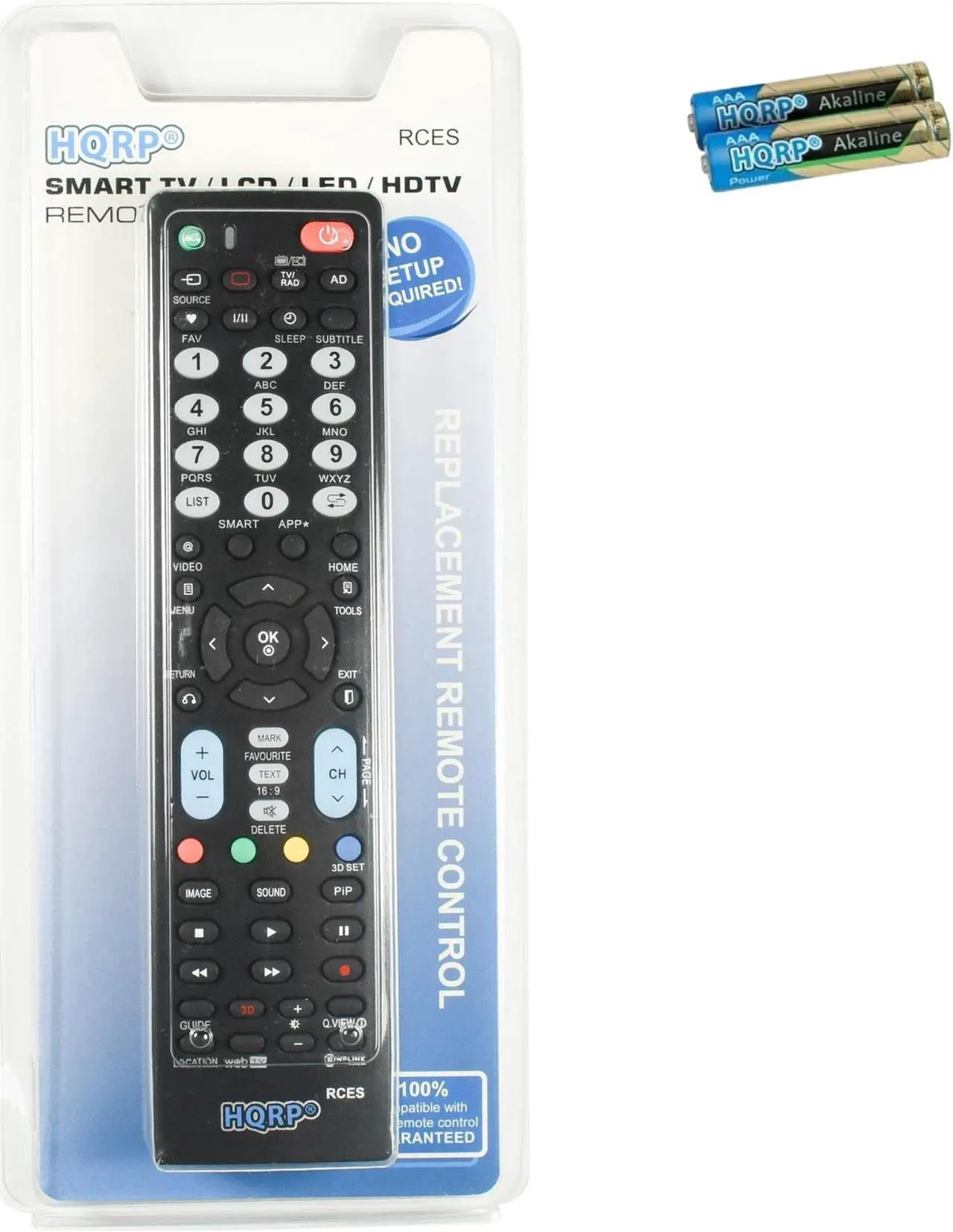 HQRP Remote Control Compatible with LG 42PX7DC 42PX7DCV 42SL80 42SL90 ...