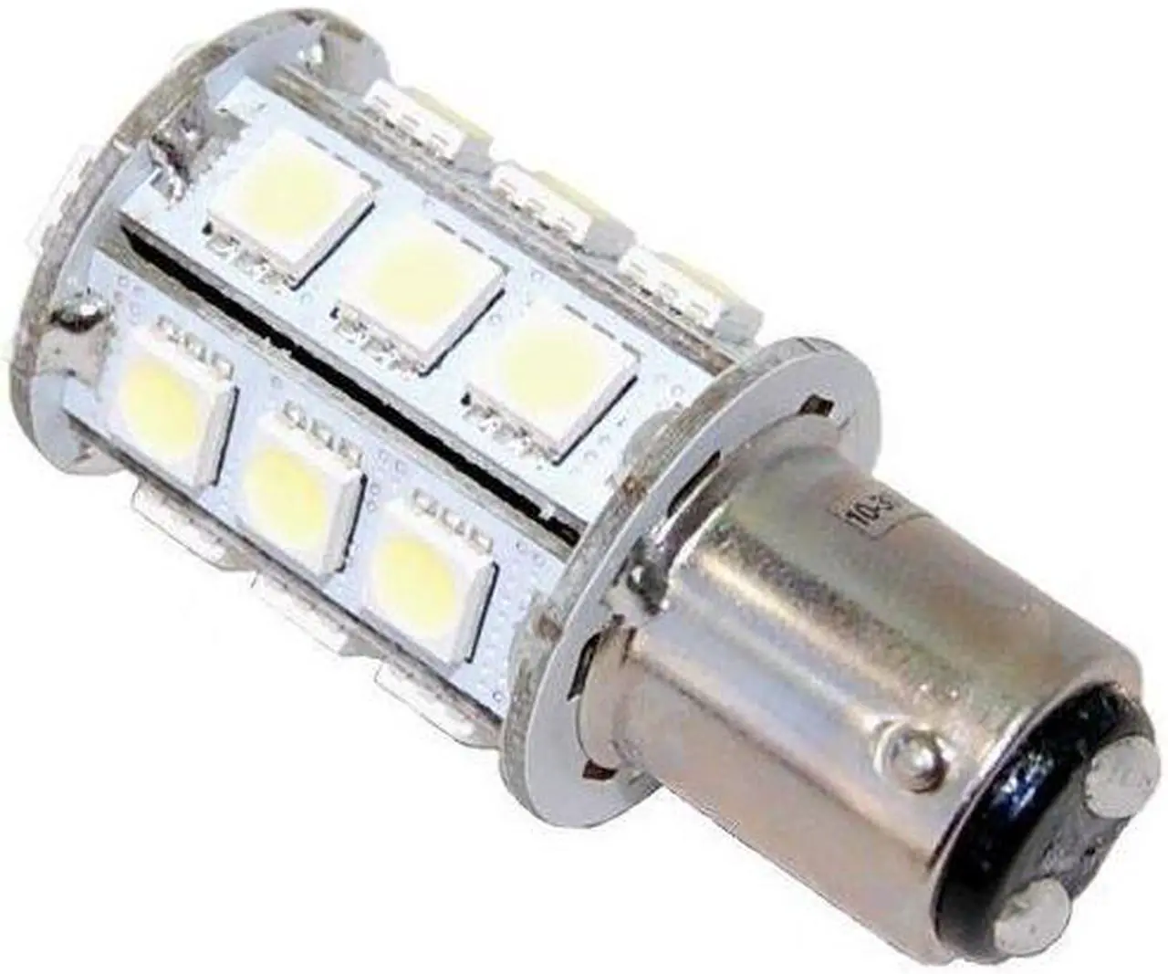 HQRP Ba15d Bayonet Base 24LEDs Dual Contact SMD LED Marine Boat Bulb ...