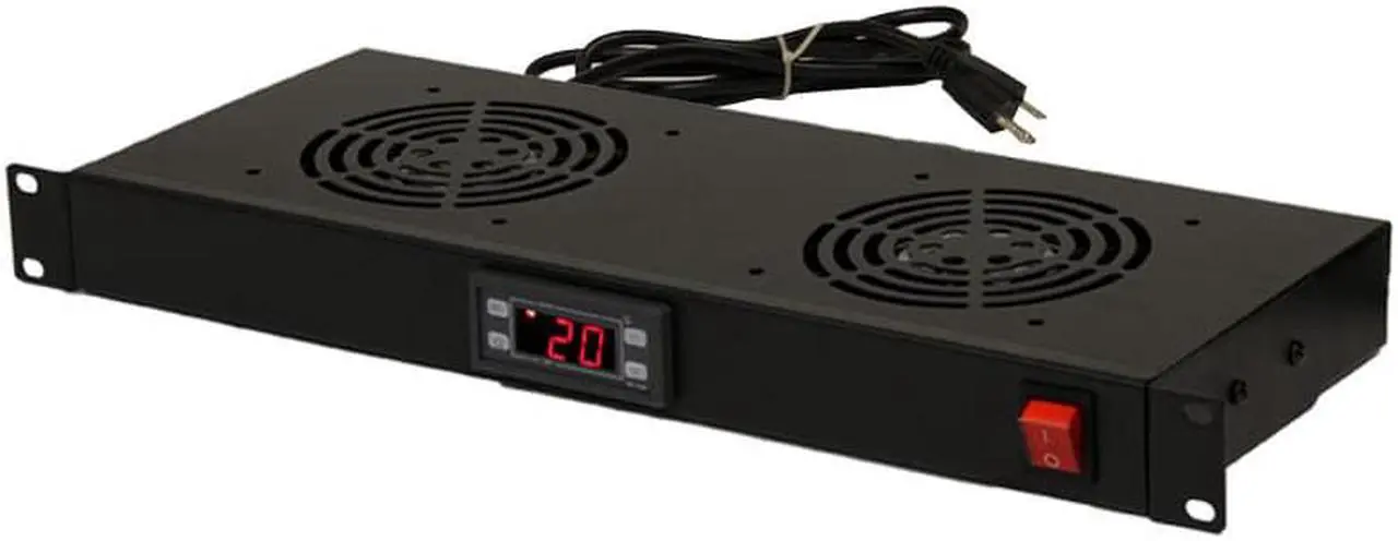 NavePoint 1U - Two Fan Network Rack Cooling System - Digital ...