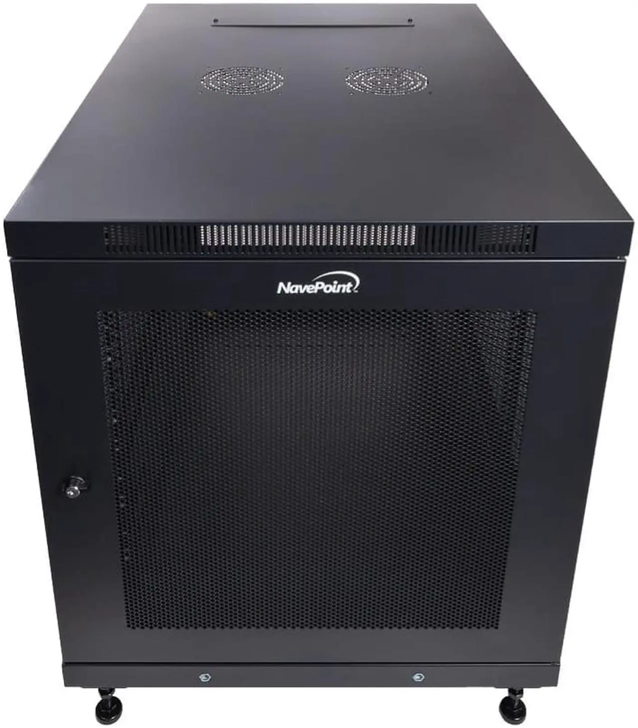 NavePoint 12U Rack Enclosure Server Cabinet Mid Depth 33" Deep ...