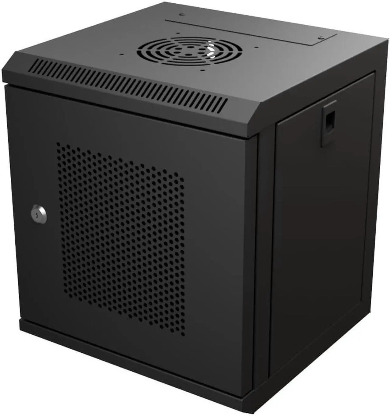 NavePoint 6U 10 Inch Network Server Cabinet, 11.8 inch Deep, Perforated ...