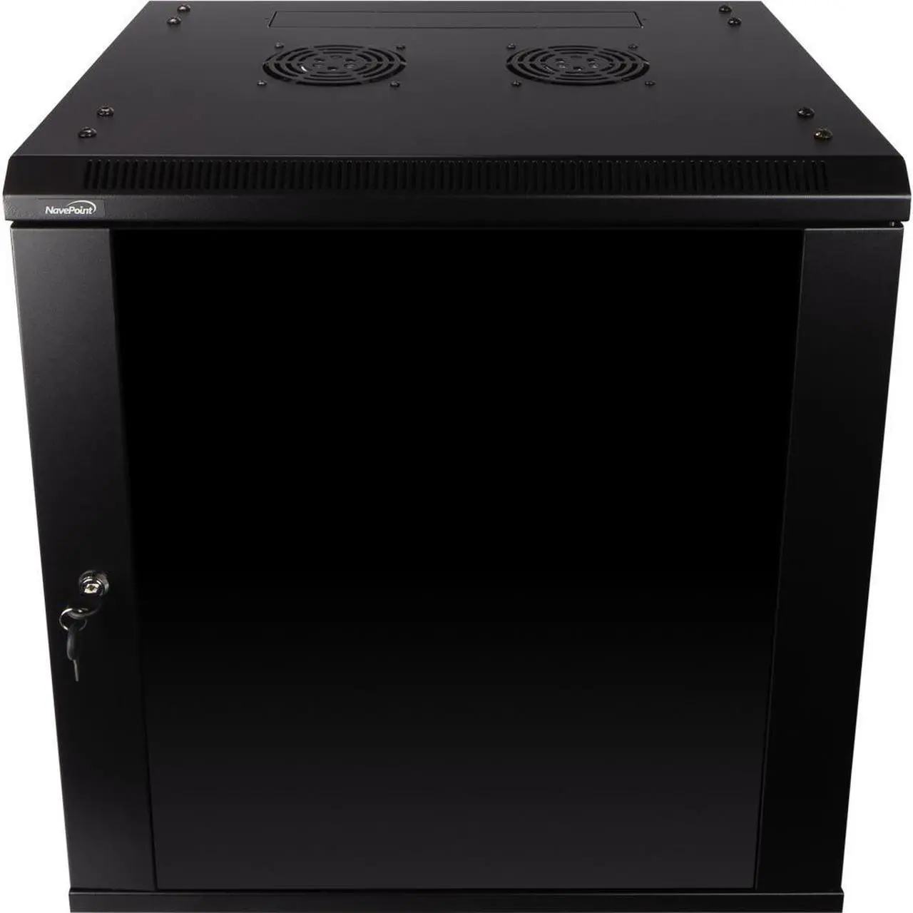 Navepoint 12U Wallmount Networking Cabinet 450mm Depth with Fans ...