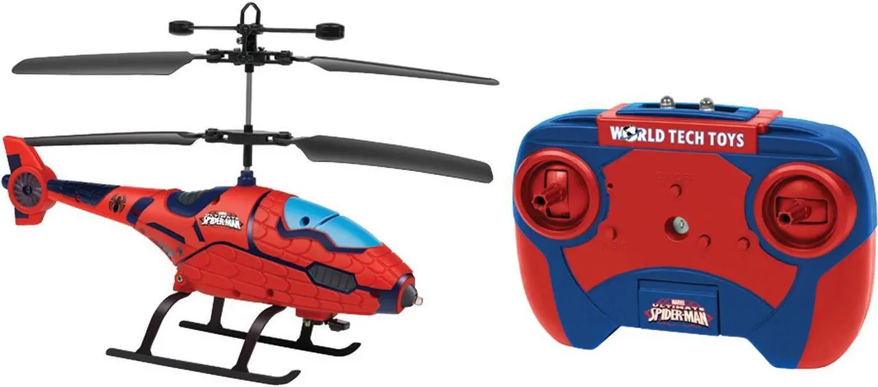 World Tech Toys 34858 2-Channel Marvel(R) IR Helicopter with Action ...