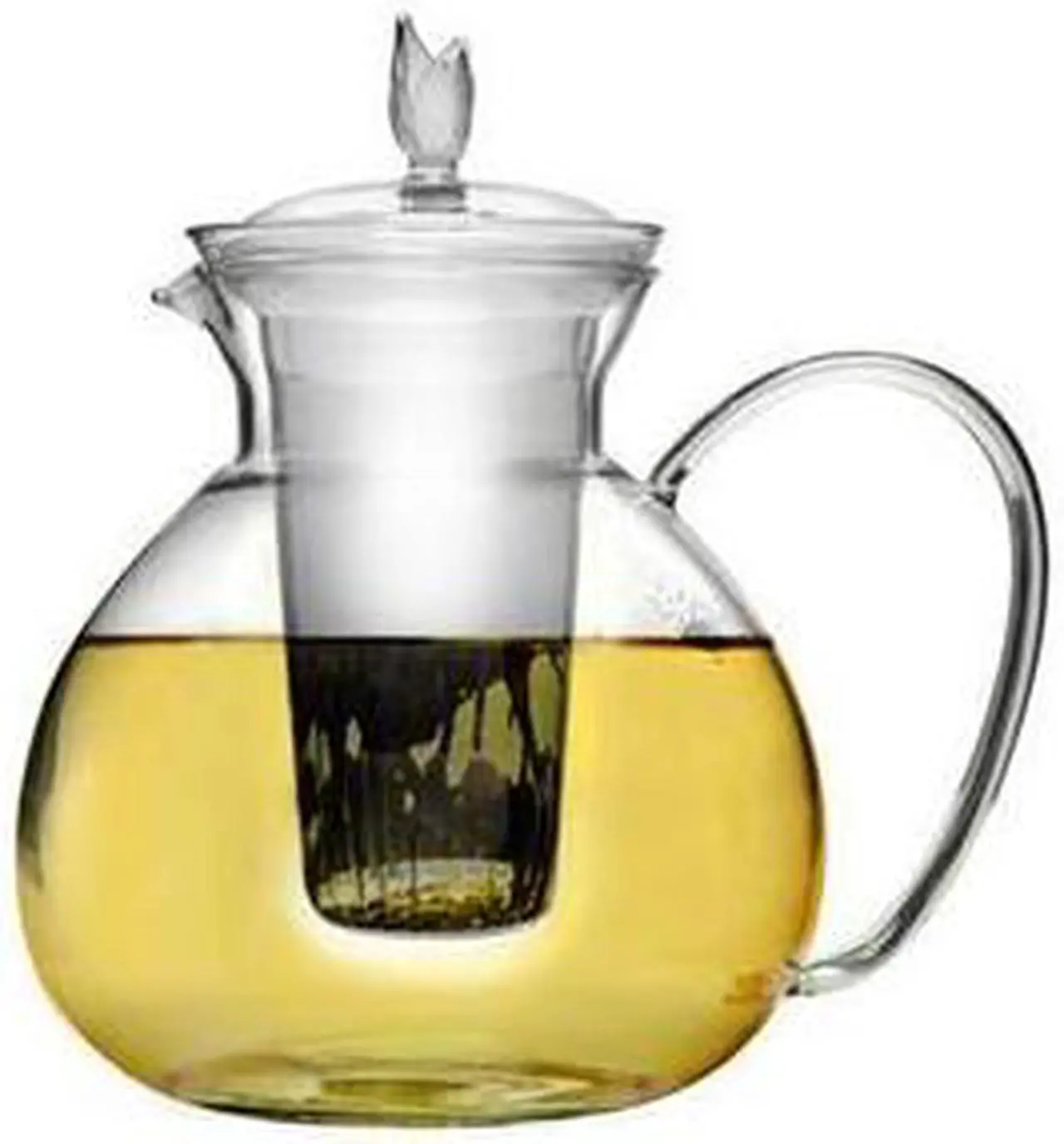 Primula Asha Glass Teapot, Includes Infuser and Lid with 2 Flowering ...