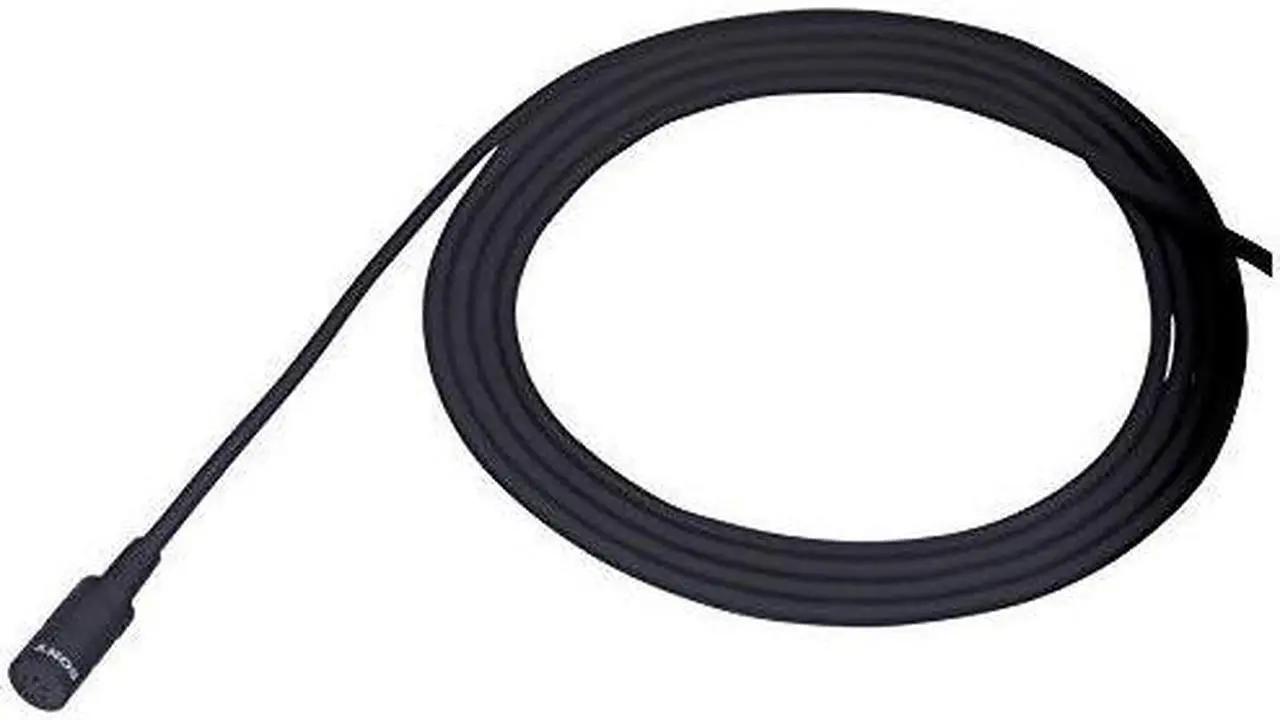 Sony ECM-77 Series ECM-77B Omni-Directional Lavaliere Microphone ...