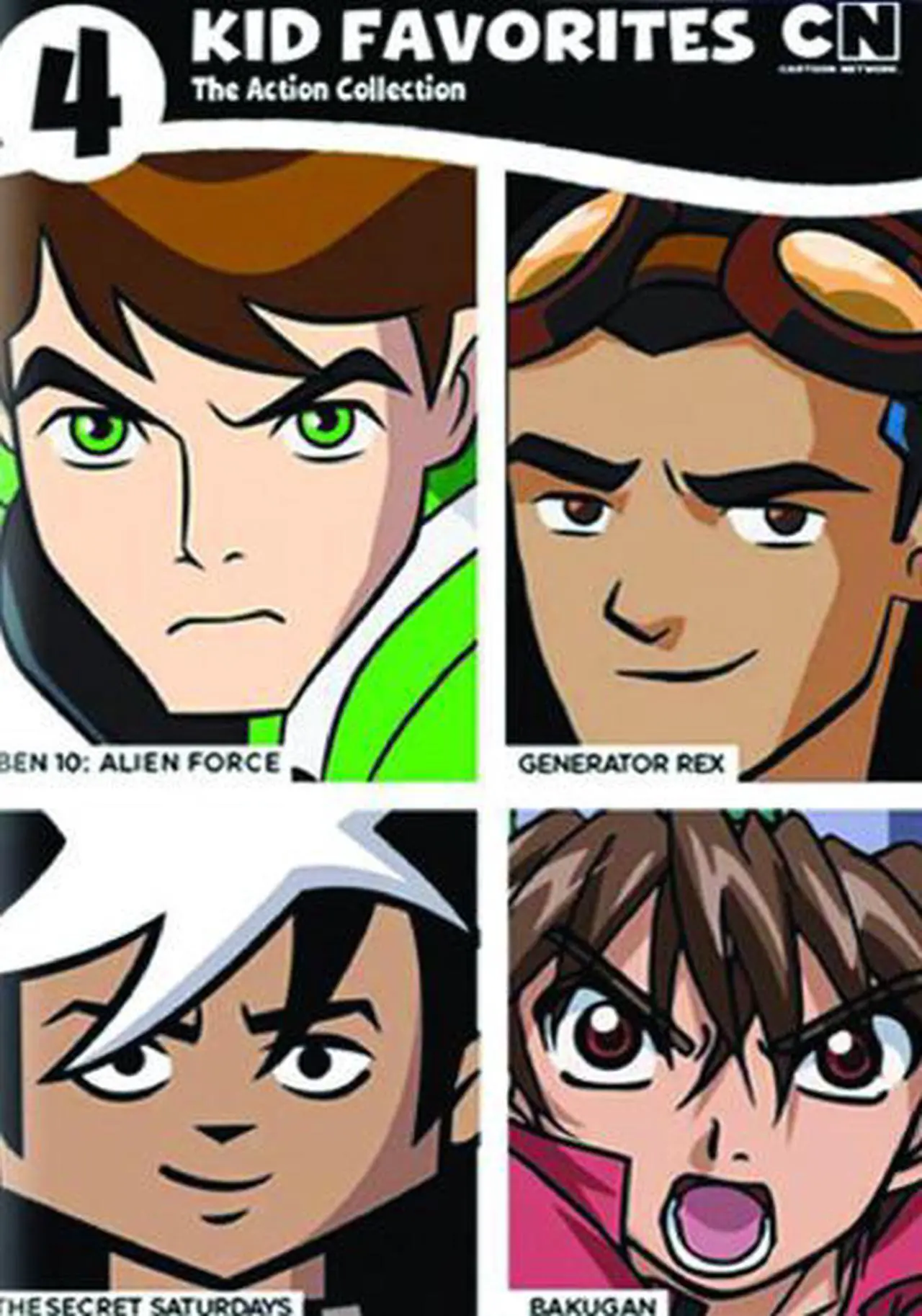 STUDIO DISTRIBUTION SERVI 4 KID FAVORITES-CARTOON NETWORK-ACTION ...