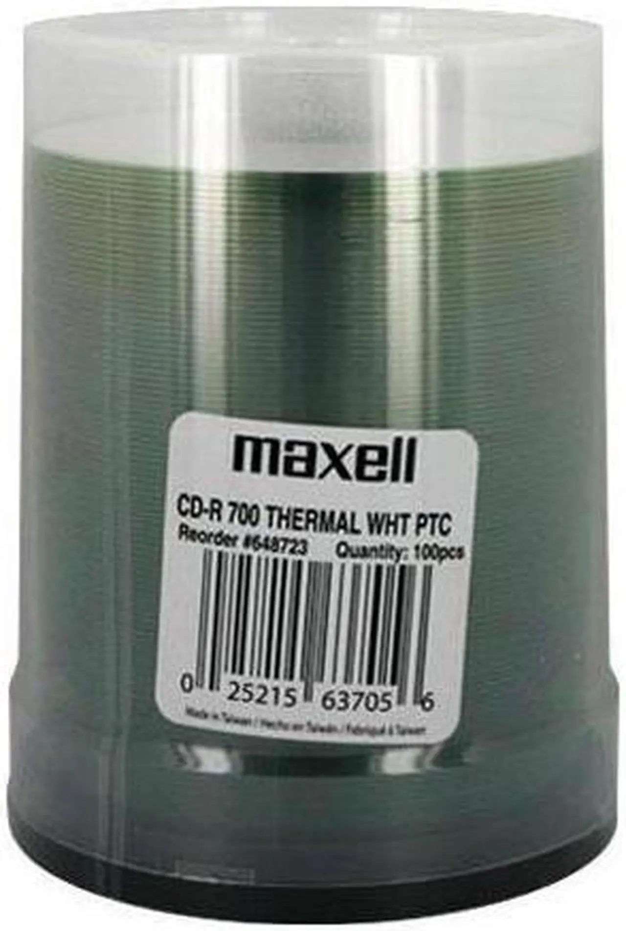 Maxell CD-RTW CD Recordable Media - CD-R - 48x - 700 MB - 100 Pack ...